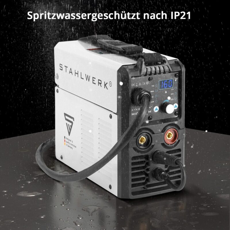 STAHLWERK MIG MAG 160 M – Kompaktes Schweißgerät für MIG/MAG, MMA ...